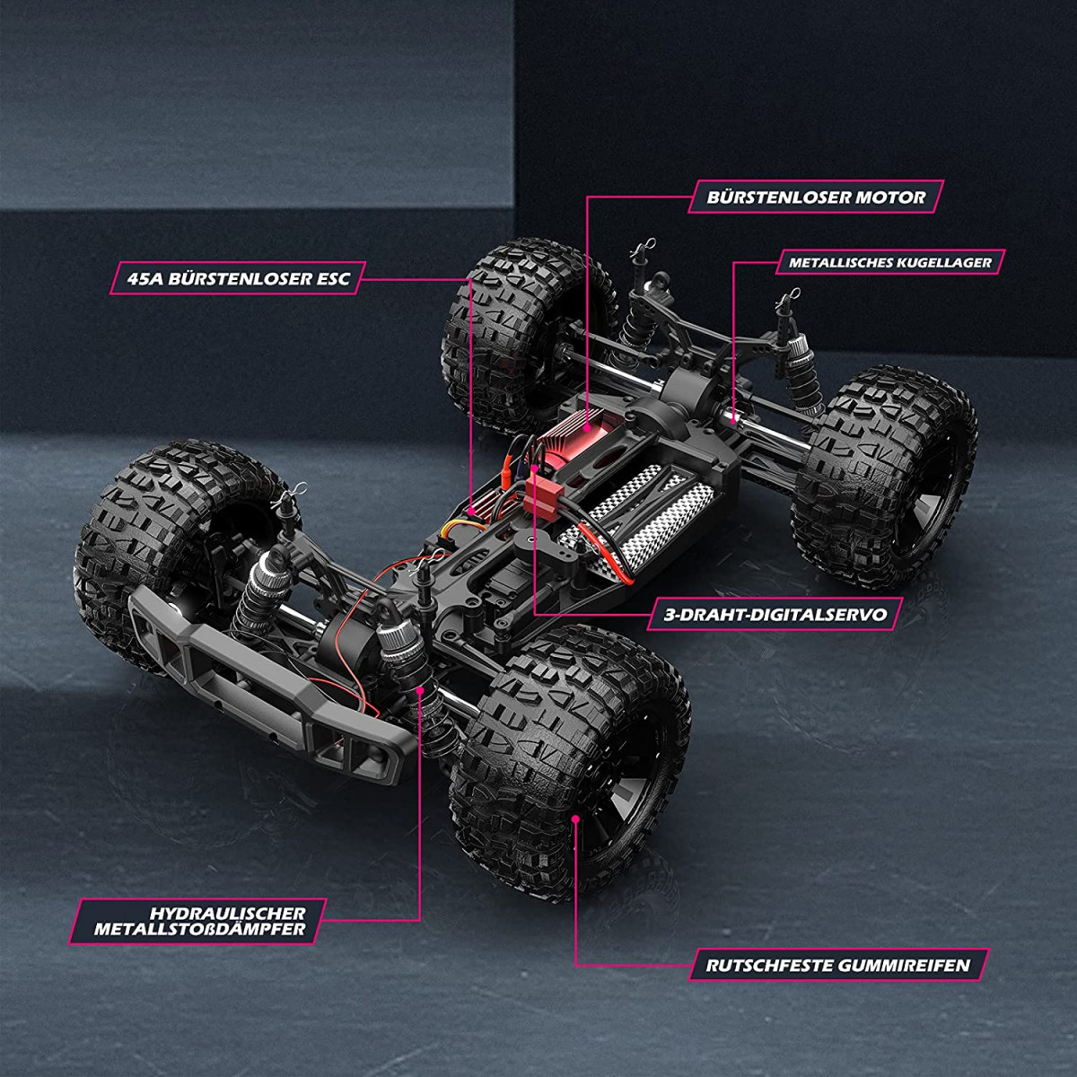 DEERC 200E RC-Offroad-Geländewagen im Test