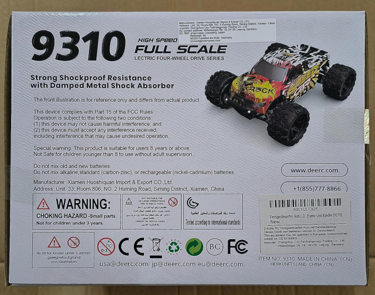 DEERC 9310: Test des ferngesteuerten 4WD-Offroad-Autos - Ferngesteuerte ...